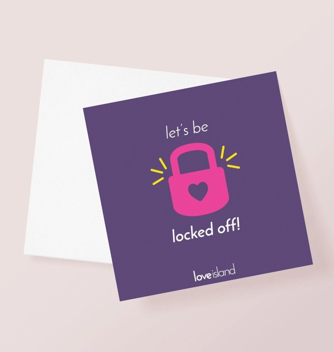 Locked Off Greeting Card – Official Love Island Shop